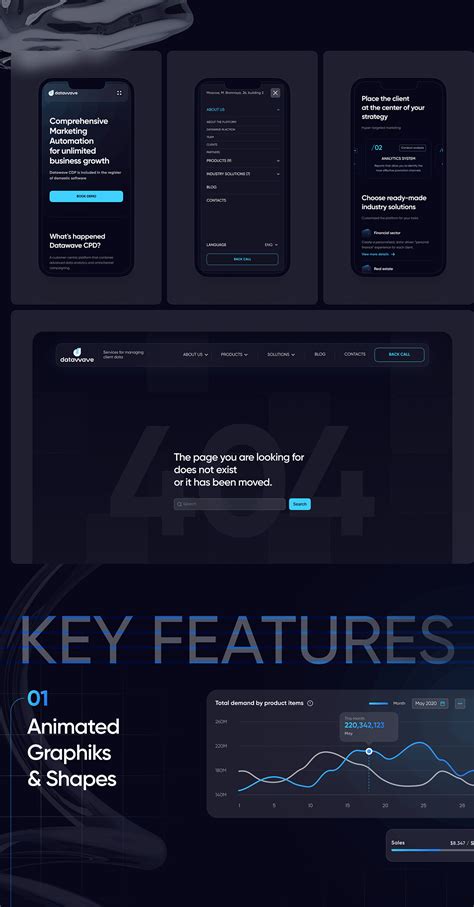 Datawave Corporative Website On Behance Datawave Corporative Website On Behance