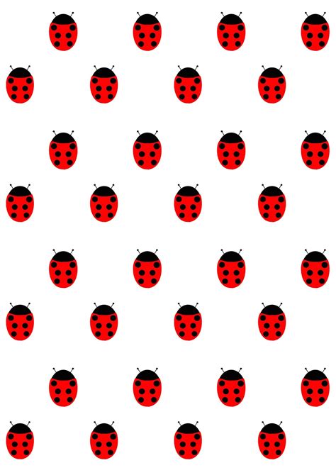 Ladybug Pattern Printable