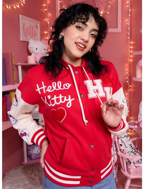 Hello Kitty Patch Varsity Jacket Her Universe