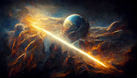 Premium Photo Celestial Being Shaped Entity In Space Galaxy Concept Art Illustration