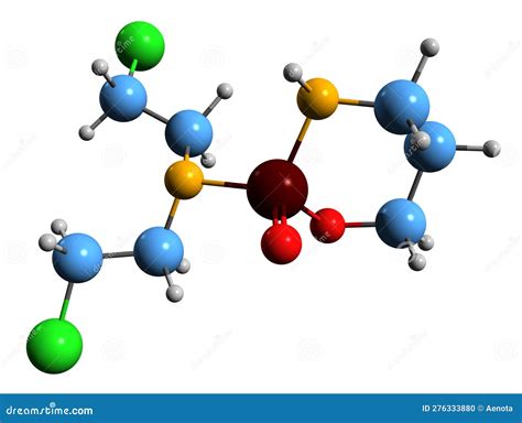 Cyclophosphamide Cytophosphane Cp Molecule It Is Alkylating Agent Used In The Treatment Of