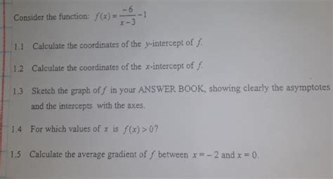 Solved Consider The Function Fx 6x 3 1 11 Calculate The