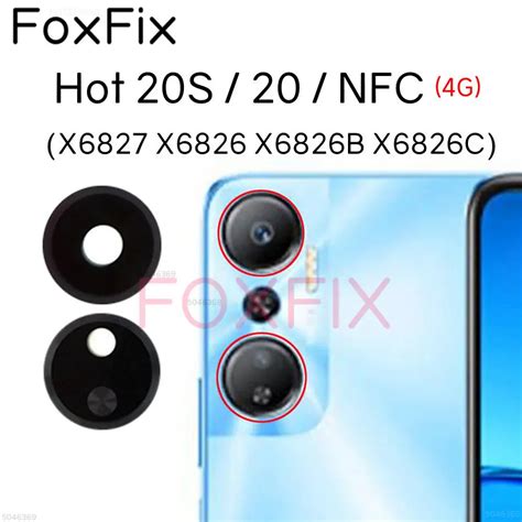 Main Camera Glass For Infinix Hot 20s 20 Nfc Rear Back Camera Glass