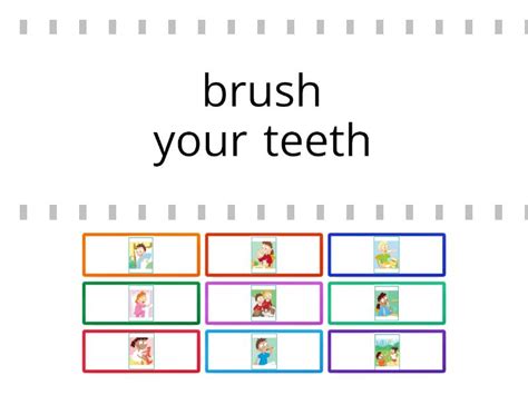 Sm Daily Routines Find The Match