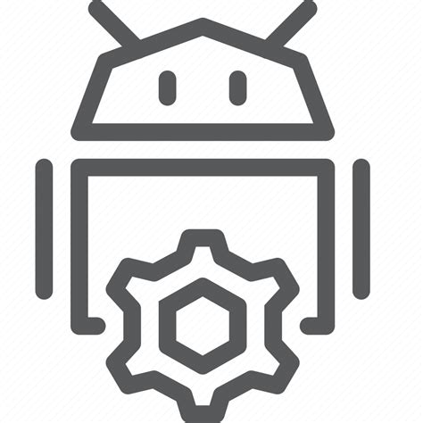 Android Coding Cog Custom Customize Robot Settings Icon Download On Iconfinder