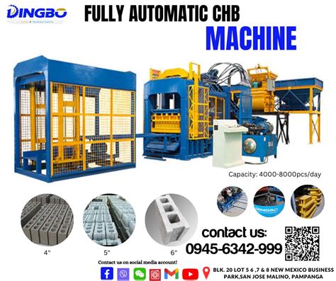 Fully Automatic Chb Machine Commercial And Industrial Construction Tools And Equipment On Carousell