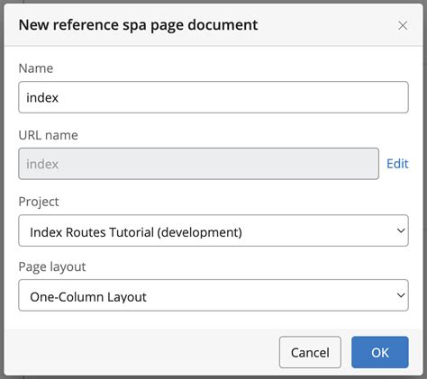 Index Routes