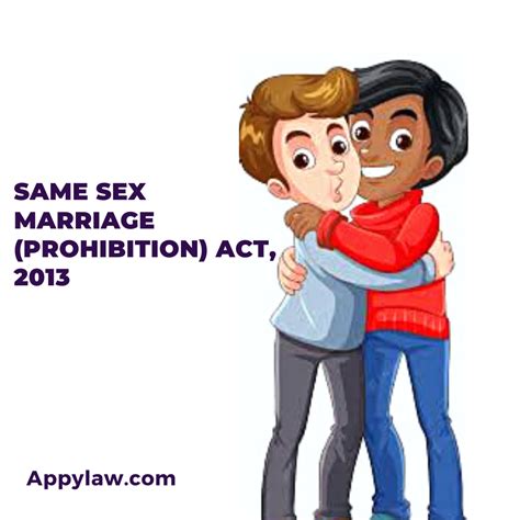 Same Sex Marriage Prohibition Act 2013 Appylaw