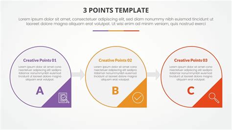 Premium Vector 3 Points Stage Template Infographic Concept For Slide