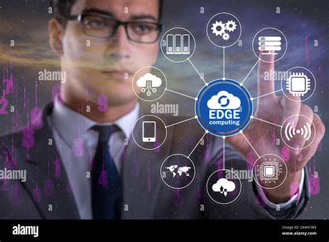The Fog And Edge Cloud Computing Concept Stock Photo Alamy