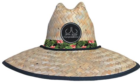 Maui Flowers Straw Hat Jessiejessupapparel
