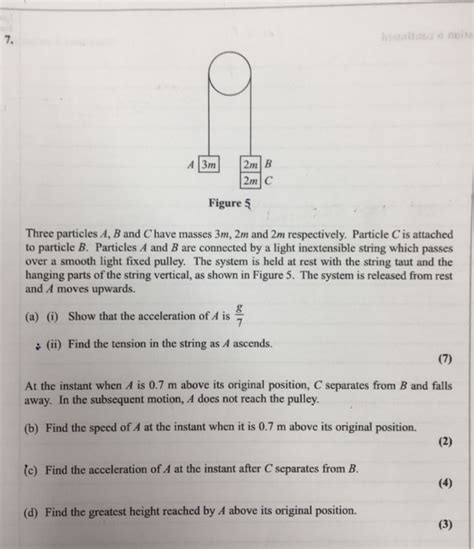 Solved O Neine 7 Figure 5 Three Particles A B And C Have