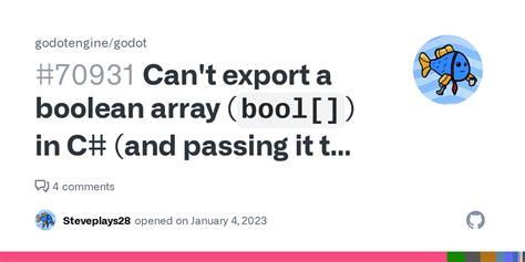 Cant Export A Boolean Array `bool[]` In C And Passing It To An Rpc Doesnt Work Either
