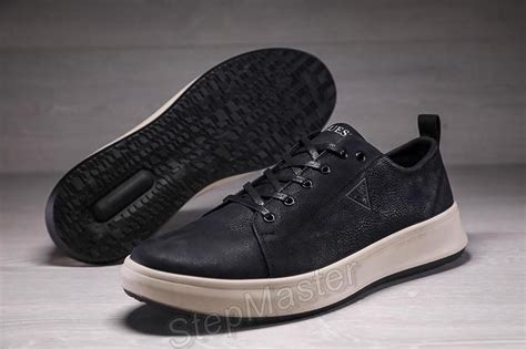 Чоловічі шкіряні кеди снікери Guess — ціна 2100 грн у каталозі Кеди Купити чоловічі речі за