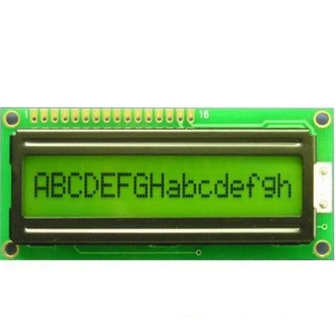 16x1 lcd green only for