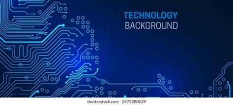 Realistic Style Microchip Processor Background Vector Stock Vector Royalty Free 2404734639
