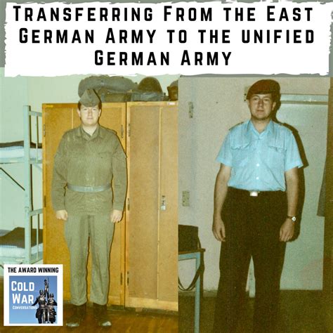 Transferring From The East German Army Nva To The Unified German Army
