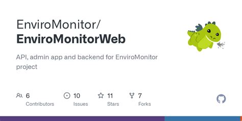 GitHub EnviroMonitor EnviroMonitorWeb API Admin App And Backend For EnviroMonitor Project