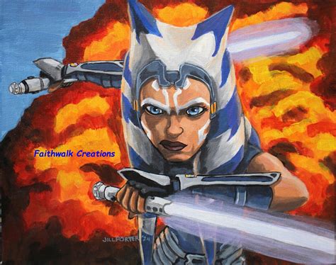 Star Wars Clone Wars Ahsoka Tano Fan Art 8x10 Giclee Print Etsy