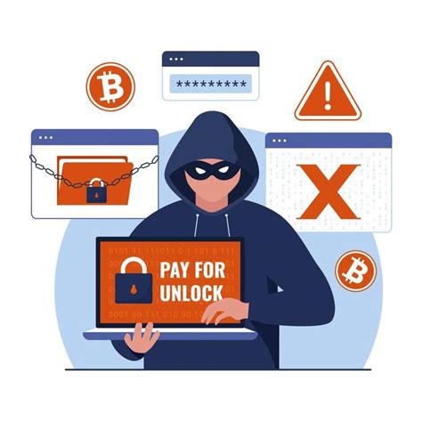 Ransomware With Hacker Attack Illustration Concept In 2025 Graphic