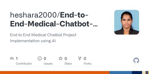 Github Heshara2000end To End Medical Chatbot Project Implementation