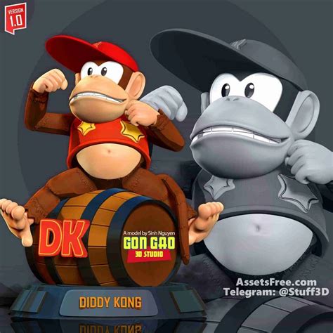 Diddy Kong Free High Quality Models AssetsFree Com
