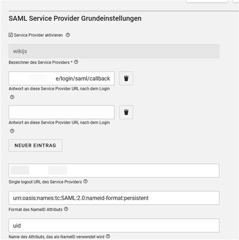 Saml Login With Wikijs Ucs Univention Corporate Server Univention