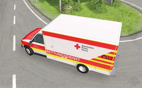 Gavril H Series German Ambulance V1 4 For Beamng Drive