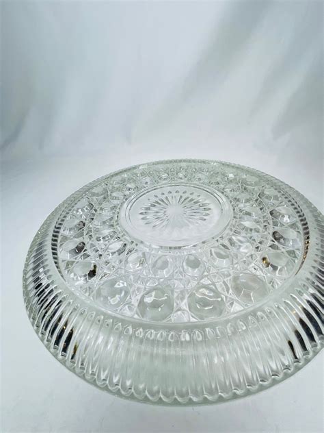 Antique Decorative Glass Serving Dishserving Platter Etsy