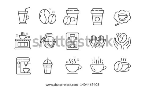 Coffee Linear Stock Vectors Images Vector Art Shutterstock