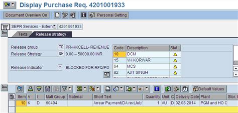 Solved Pr Overall Release Issue Sap Community