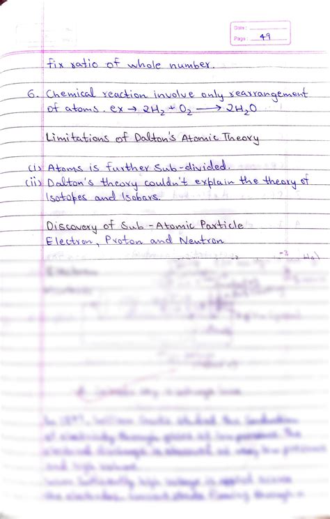 SOLUTION Class Chemistry Chapter Structure Of Atom Short Notes Studypool