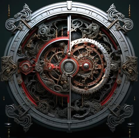 Premium AI Image A Clock With The Number On It