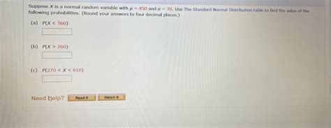 Solved Suppose X Is A Normal Random Variable With U Chegg