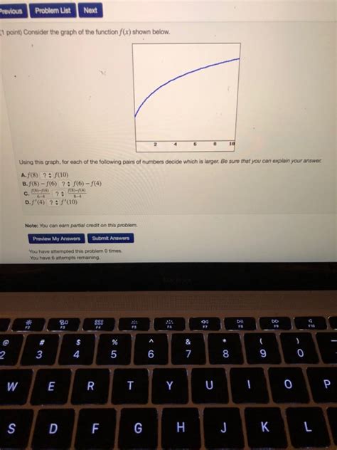 Solved Revious Problem List Next 1 Point Consider The Graph