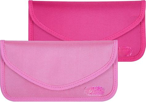 Signal Blocking Bag 2 Pack Rfid Faraday Bag Shield Pouch Cage Box