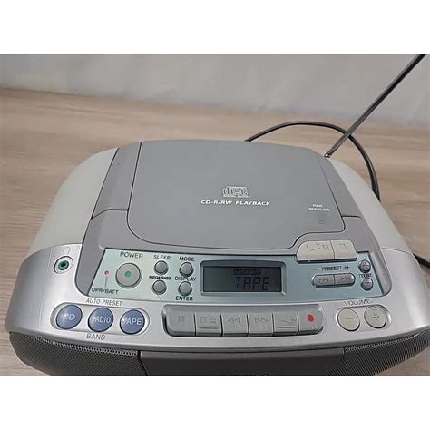 Sony Cfd S01 Boombox Portable Am Fm Radio Cassette Recorder Cd Player