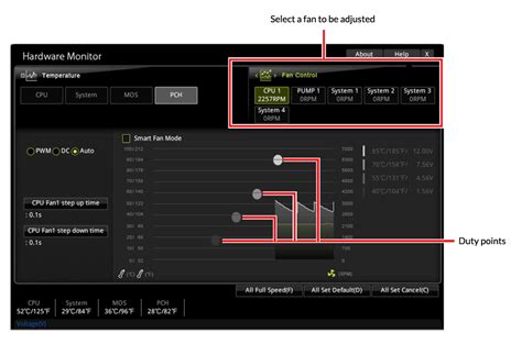 ARCTIC Fan Settings In UEFI User Manual