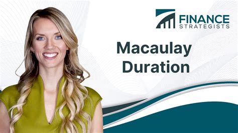 Macaulay Duration Overview Application And Calculations