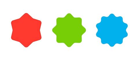 Premium Vector Modern Abstract Star Label Elements