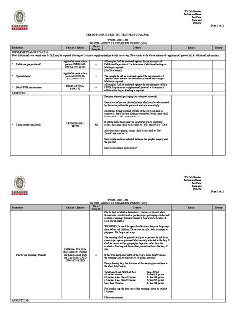 Test Protocol Download Free Pdf Textiles Chromium