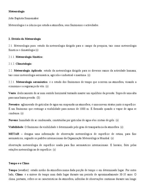 Meteorologia Pdf Meteorologia Climatologia