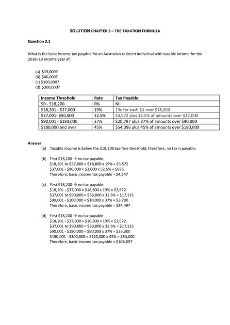 Taxation Formula Solution Warning Tt Undefined Function 32 Warning