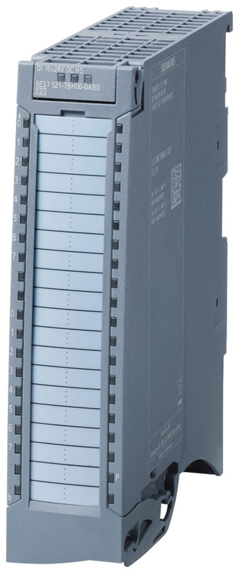6ES7521 7BH00 0AB0 Siemens Siemens SIMATIC S7 1500 Series PLC I O Module 24 V Dc Supply