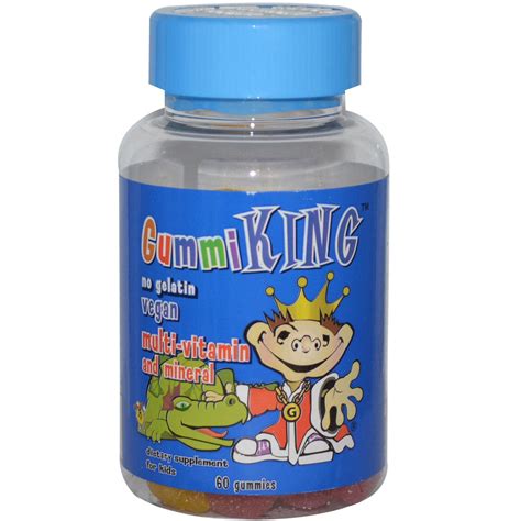 Gummi King, Multi-Vitamin & Mineral, For Kids, 60 Gummies – Mega Vitamins