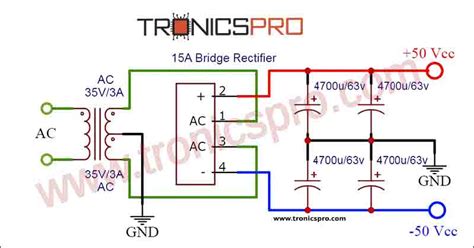 300w Audio Power Amplifier Circuit 2n3055 Mj2955 Tronicspro
