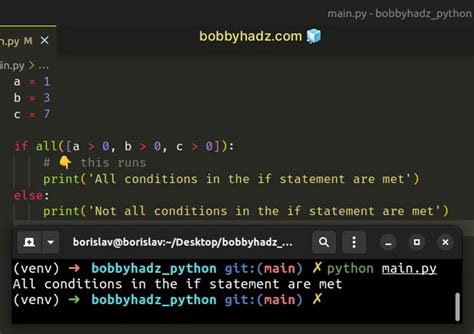 Using And Condition In Python