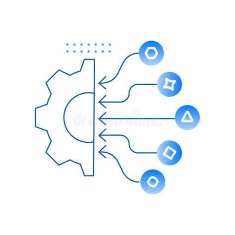 Icono De Transformación De Datos Icono De Mapeo De Datos Símbolo De