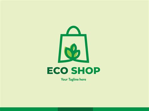 Eco Shop Logo Template 11842357 Vector Art At Vecteezy