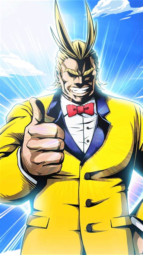 All Might Thumbs Up Blank Template Imgflip
